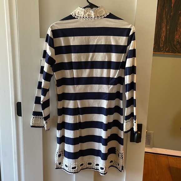 Sail to Sable | Dresses | Sts Sail To Sable Navy And White Striped Mini ...